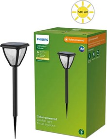 Philips 8720169265721 Outdoor solar Vapora solární zapichovací svítidlo/sloupek LED 1,5W/200lm 2700K IP44 černá