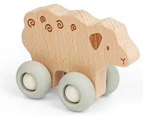Bigjigs Toys Domácí zvířátko na kolečkách Ovečka