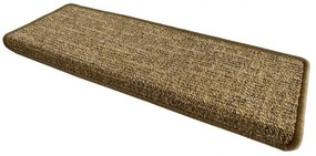 Vopi Nášlapy na schody Alassio zlatohnědé obdélník, samolepící - 25x80 obdélník (rozměr včetně ohybu)