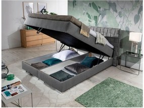 Stylová čalouněná postel ANKARA 200x200 cm Monolith 1