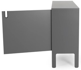 TENZO Dřevěná komoda UNO 148cm šedá 9008554014