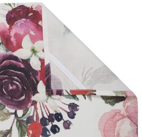 CÔTÉ TABLE Utěrka Florisia, růžová barva, textil