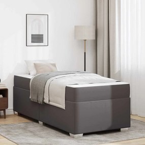 Rám postele Šedá 80 x 200 cm PVC 3399217