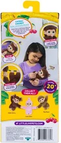 MOOSE Little Live Pets Interaktivní opička Cherri hnědá / Interaktivní