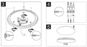 VELAMP LED stropní svítidlo PTLED32W