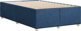Rám postele bez matrace modrá 120x200 cm textil 3284728