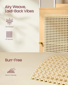 Boho styl, 6patrová knihovna, vysoká knihovna, béžová a perleťově bílá