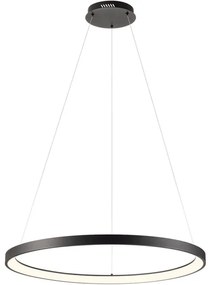 Redo 01-2677- LED Stmívatelný lustr na lanku ICONIC LED/60W/230V pr. 78 cm černá