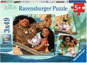 RAVENSBURGER Puzzle Disney: Odvážná Vaiana / Cesta za dobrodružstvím /