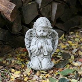 Zahradní dekorace modlící se anděl 25cm