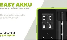 Outdoorchef Bezdrátový teploměr EASY CHECK QUADRO 4 sondy