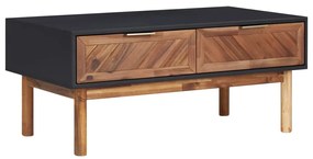 Konferenční stolek 90 x 50 x 40 cm masivní akáciové dřevo a MDF - Default Title