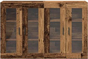 Nástěnné skříně 2 ks Staré dřevo 69,5 x 34 x 90 cm 3334314