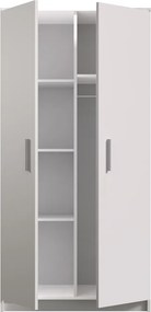 IDZ Šatní skříň OMEGA I 2D 06, 80 cm Bílá