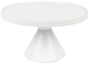 OnaDnes -20% Bílý kovový konferenční stolek ZUIVER FLOSS 60 cm