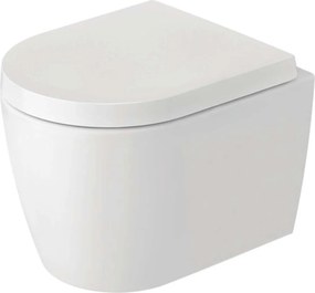 Duravit ME by Starck - Závěsné WC, Rimless, DuraShield, matná bílá 253009AC00