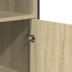 Highboard dub sonoma 79,5 x 35,5 x 137,5 cm kompozitní dřevo 3295308