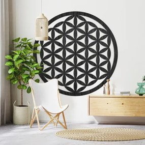 Dřevěná nástěnná dekorace mandala květ života I SENTOP PR0166