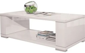 Konferenční stolek LILIANA 130x70 Hlavní barva: Bílá Lesk
