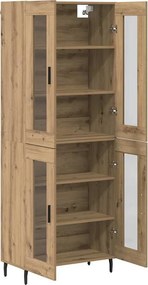 Vysoký bufet 2 ks Artisanový dub 69,5 x 34 x 180 cm 3403181