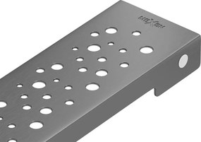 Mexen Flat M12 kryt pro liniový odtok 60 cm. gun gray kartáčovaný - 1E21060