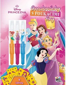 Jiri Models Omalovánky s foukacími fixy Disney Princezny