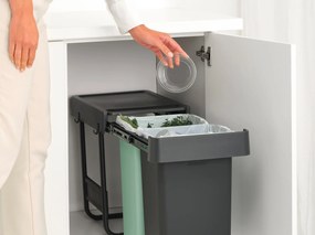 Brabantia Vestavný koš Sort&Go 2x15L