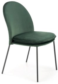 Jídelní židle K443 Halmar Tmavě zelená