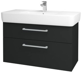 Dřevojas Koupelnová skříň Q MAX SZZ2 100 Varianta: N01 Bílá lesk / Úchytka T01 / D03 Cafe