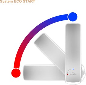 Invena Ligaria, vysoká dřezová baterie s elastickým ramenem, systém Eco Start, černá matná, INV-BZ-39-004-L