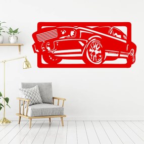 Živá Zeď Samolepka na zeď Auto Ford Mustang Barva: černá