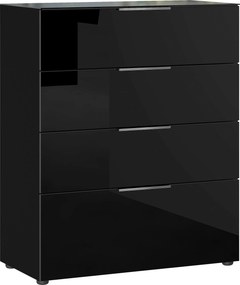 XXXLutz KOMODA, černá, 83/102/42 cm Premium Living - Široké komody - 001258027015