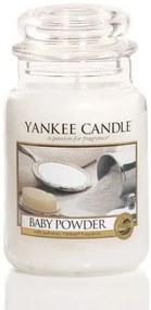 Aromatická svíčka, Yankee Candle Baby Powder, hoření až 150 hod
