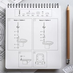 AWD WC prkénko Soft Close Duroplast  Bogota