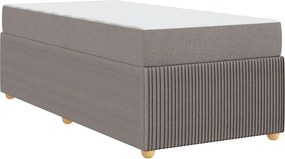 Rám postele Taupe 100 x 200 cm textil 3398357