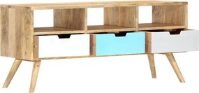 TV stolek 110 x 35 x 48 cm masivní mangovníkové dřevo 286484