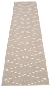 Vinylový koberec Pappelina MAX Mud/Vanilla velikost: 70x400cm