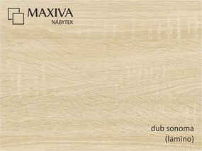 MARIDEX Zrcadlo - ANTER 01, 65 x 65 cm, dub sonoma