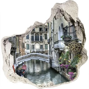 Wallmuralia Fototapeta díra na zeď 3D Benátky Itálie 75x75 cm