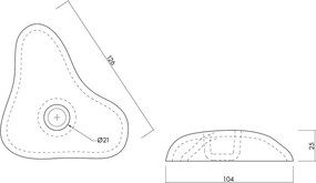 Kovový svícen Mis – noo.ma