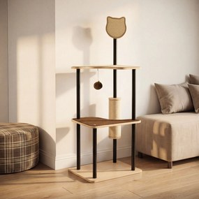 Škrabadlo pro kočky fudajo – 48 × 40 × 120 cm (65778)