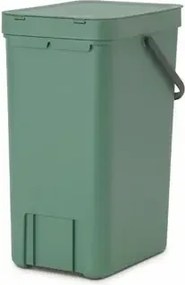 Brabantia Sort  Go Odpadkový koš 16 L tmavě zelená / s rukojetí / 22 x
