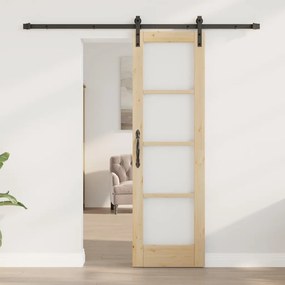 Posuvné dveře ORKDAL Přirozená a černá 61 x 198,5 cm 3331845