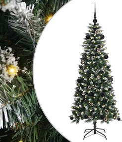 Umělý vánoční stromeček Zelená 150 cm PVC, plast a ocel 3395809