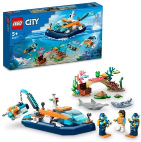 Lego stavebnice lego city 60377 průzkumná ponorka potápěčů