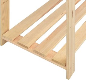 Regály 5 polic 3 ks 170 x 38 x 170 cm masivní borovice 500 kg 3051110