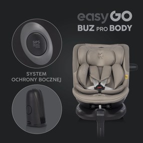 Sada autosedaček 2v1 EasyGo Buz Pro a Buz Pro Body Taupe