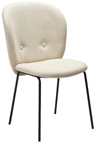 Krémová jídelní židle Brace – DAN-FORM Denmark