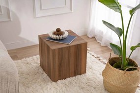 Designový odkládací stolek Taliesin 45 cm vzor ořech