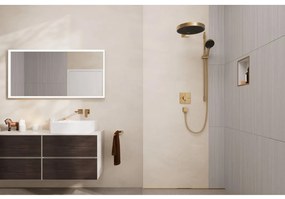 Hansgrohe ShowerSelect Comfort E, termostat pod omítku pro 2 spotřebiče, kartáčovaný bronz, HAN-15572140